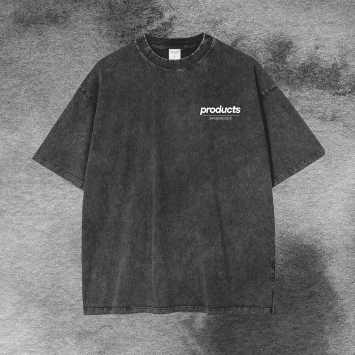 Jiafei Tracklist Oversize Tee – Floptropica